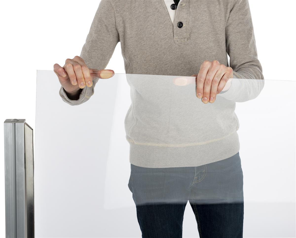 Acrylic Line Barriers | Clear Rigid Signage Queue System Divider