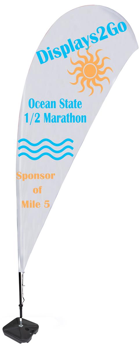 Two Color Flying Banner | Water Based Outdoor Advertising