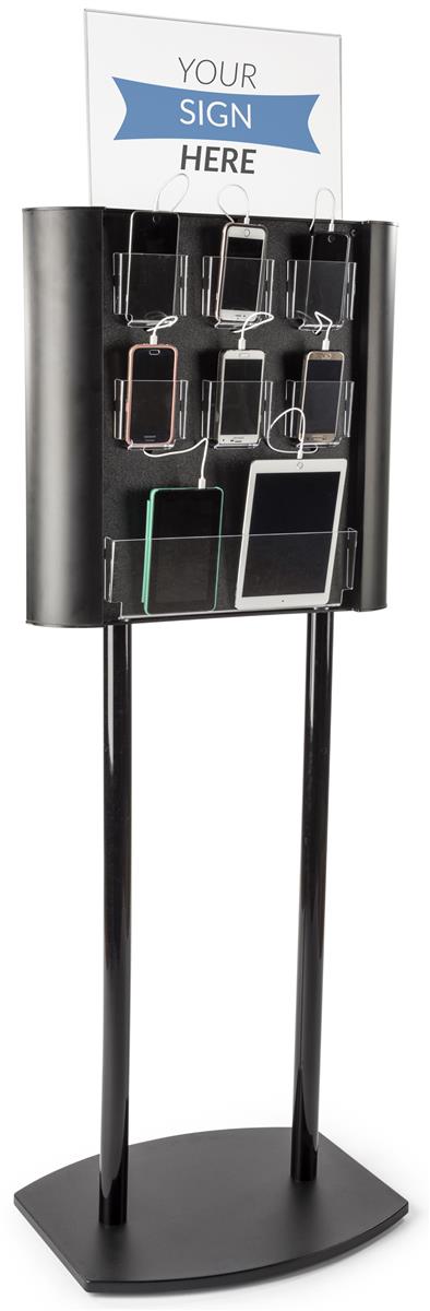 Standing iPad Charging Station | 17" x 11" Sign Header