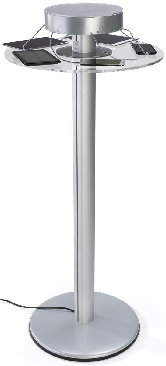 Pub Height Power Charging Table | Six Port USB Hub