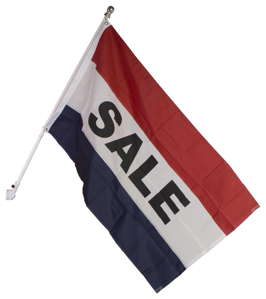 Nylon Sale Flag | Aluminum Pole and Bracket are Included