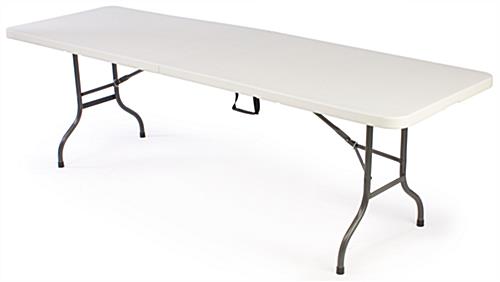 8 ft Folding Table With Table & Convertible Table Cover