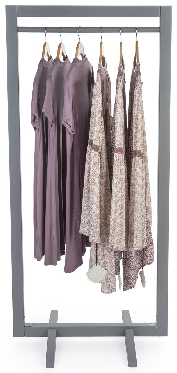 Minimal Boho Wood Clothing Stand | Single Hanging Rod