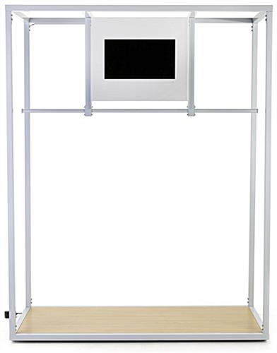 Clothing Rack with Video Screen | 21.5” LCD Display