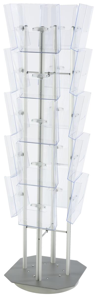 Spinning Magazine Stand | Holds 8.5" x 11" Periodicals