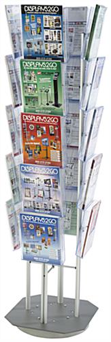 Spinning Magazine Stand | Holds 8.5" x 11" Periodicals