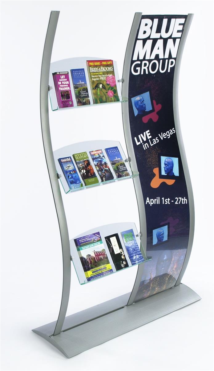 These literature holders will draw customers to your literature!