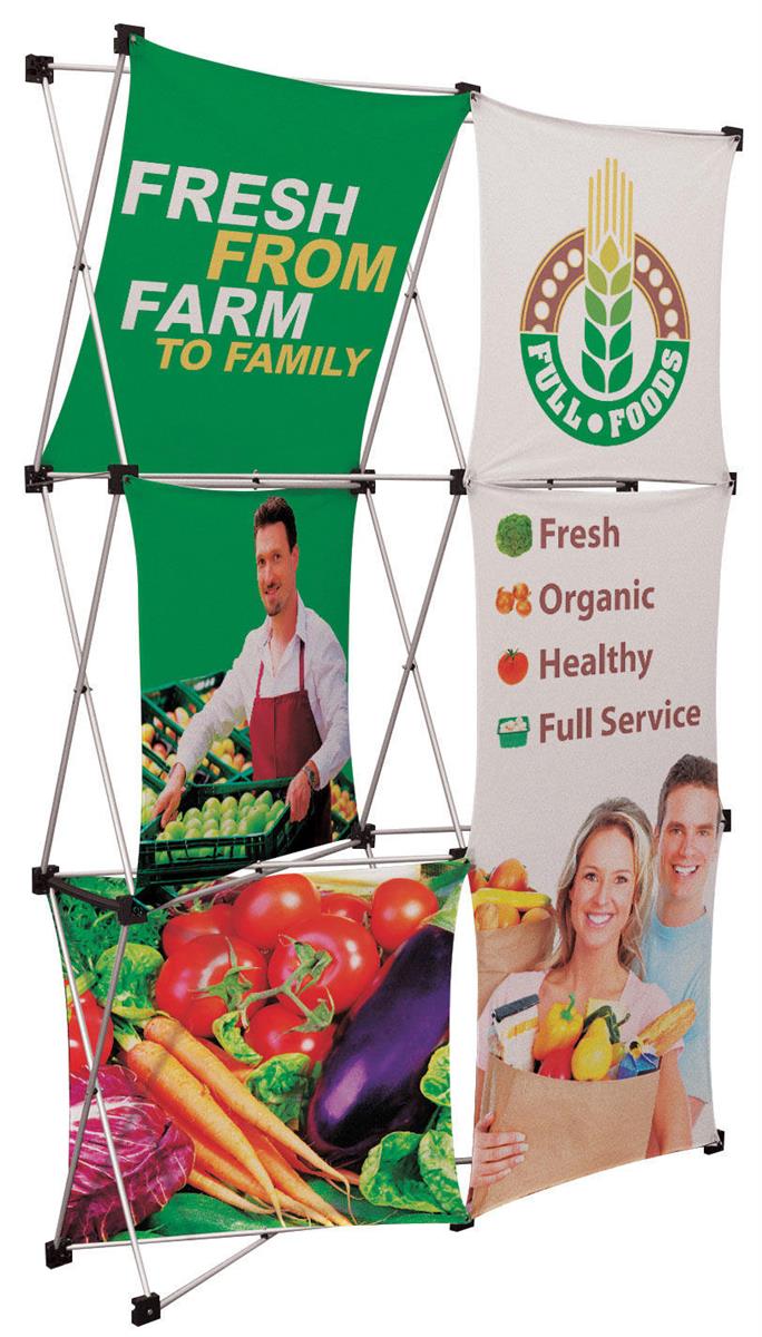 Trade Show Popup | 5 Tension-Fabric Panels w/ Artwork