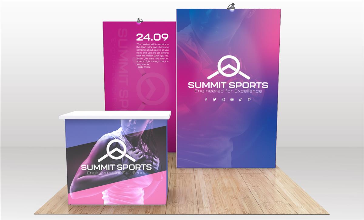 Modular Exhibit Booth | Custom Graphics