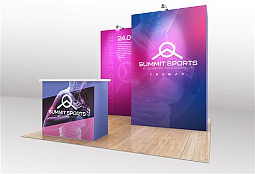Modular Exhibit Booth | Custom Graphics