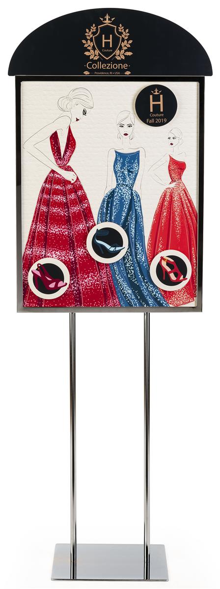 Dimensional Sign Frame Insert | 5 Printing Areas