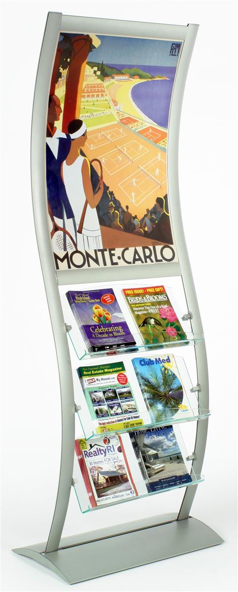 This indoor holder, magazine dispenser is rust-resistant!