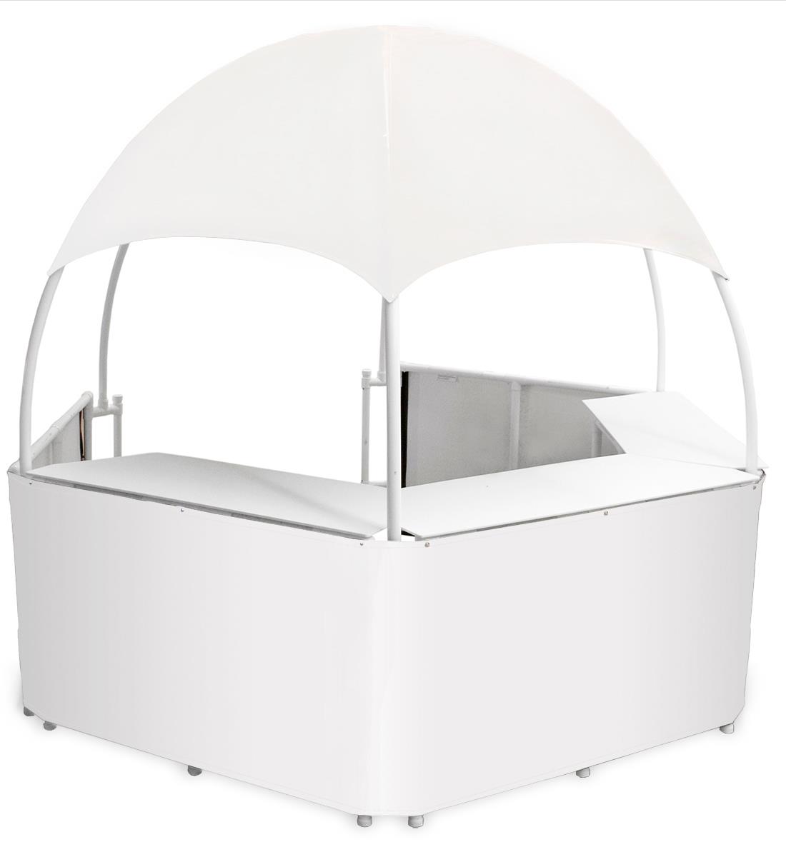White Trade Show Gazebo | Includes Carrying Bags