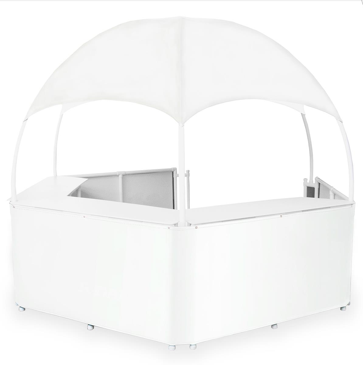 White Dome Booth Canopy | 4 to 5 Person Capacity