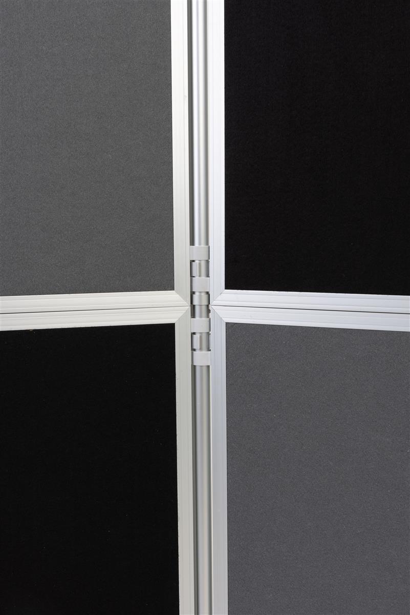 Freestanding Modular Display Boards | 6 Section Hook & Loop Wall
