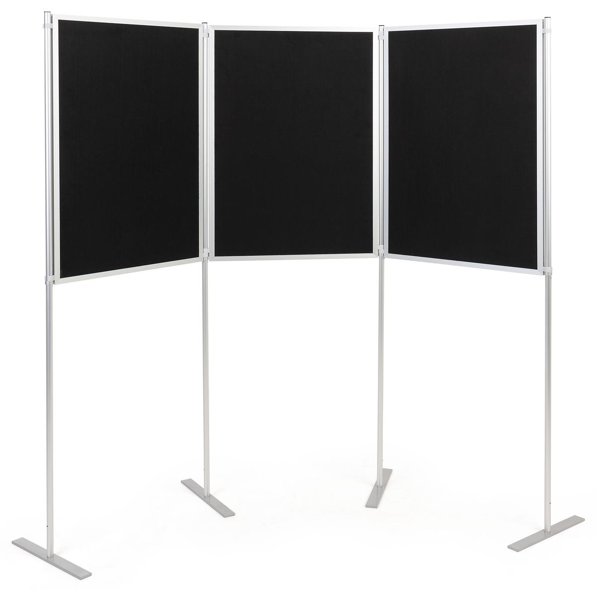 Freestanding Modular Display Boards | 6 Section Hook & Loop Wall