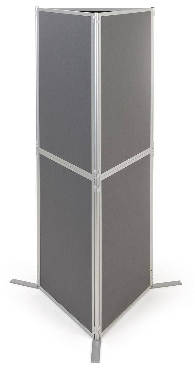 Freestanding Modular Display Boards | 6 Section Hook & Loop Wall