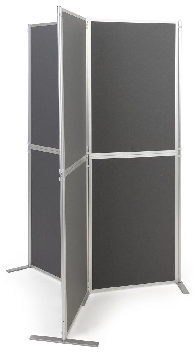 Freestanding Modular Display Boards | 6 Section Hook & Loop Wall