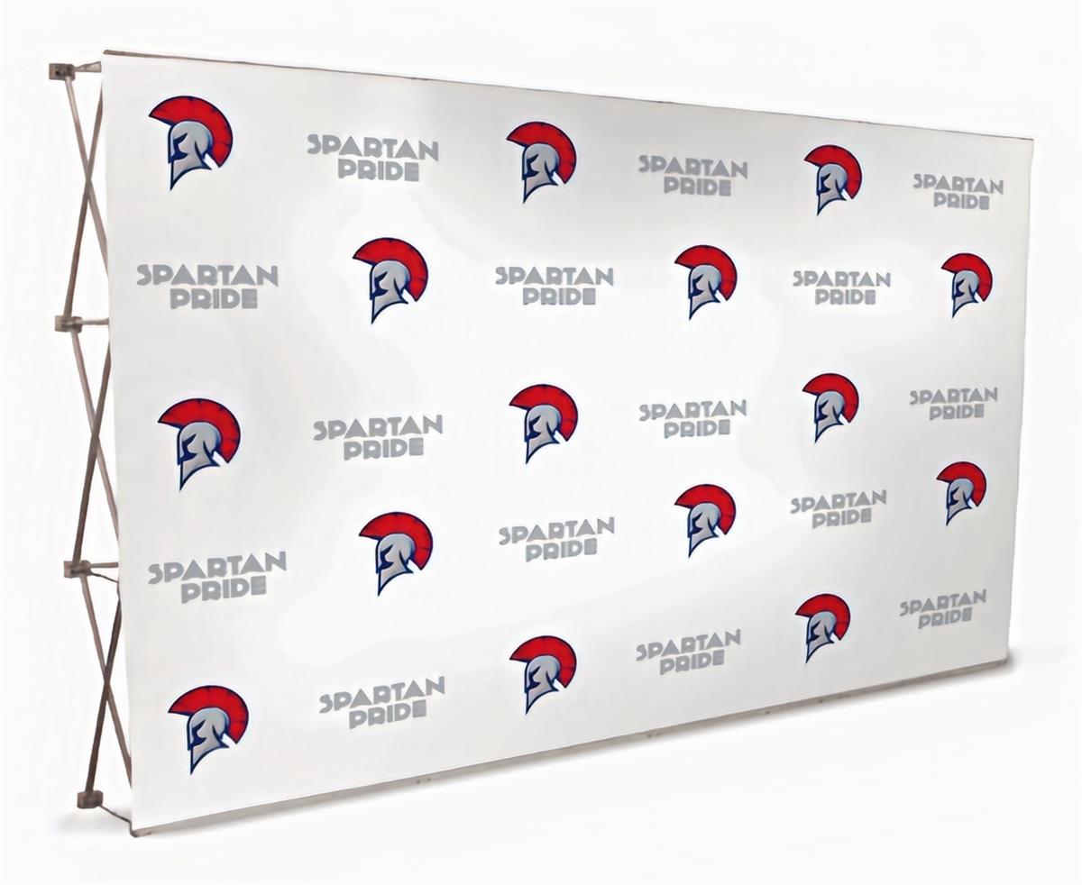 Quick Fabric Backdrop Display | Custom Printed Pop Up Backwall