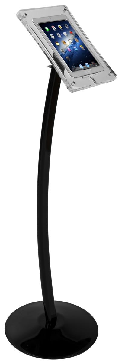 Plastic iPad Floor Stand | Sturdy Steel Base
