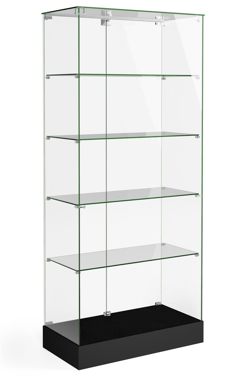 Tower Display | Frameless Tall Glass Showcase