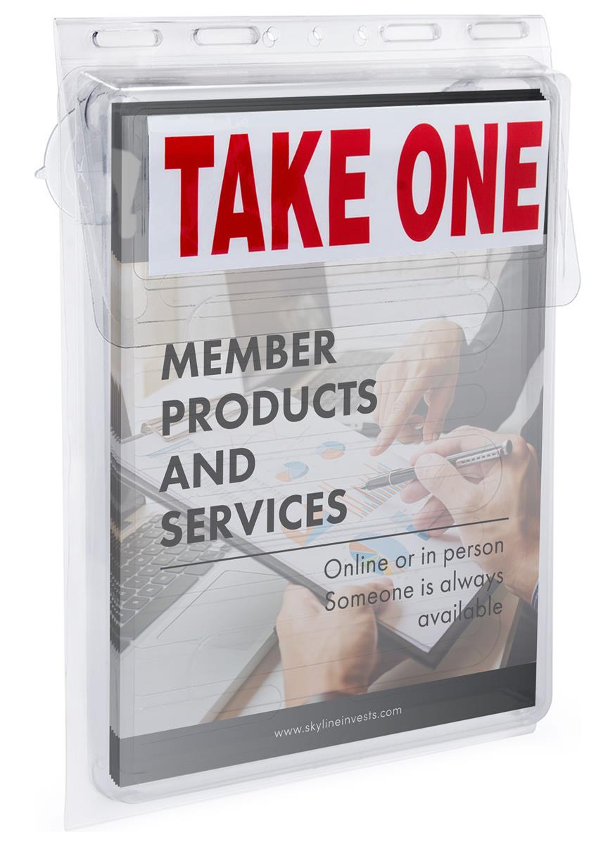 Brochure Box | Ideal for Short-Term Display Use