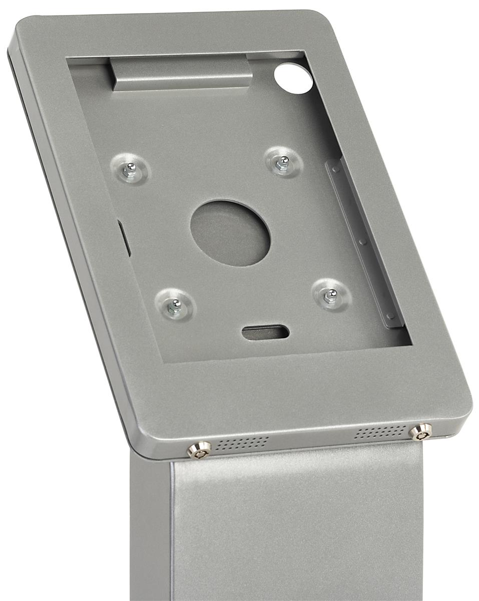 iPad Enclosure Floor Stand | Built-In Cable Management System
