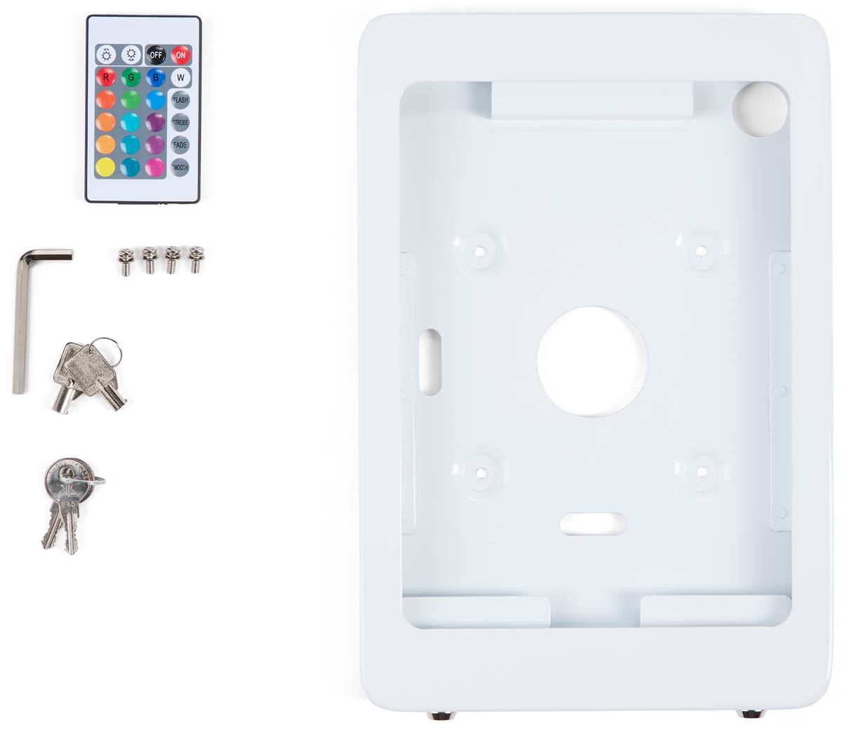Edge-Lit iPad Kiosk | Integrated Cable Management