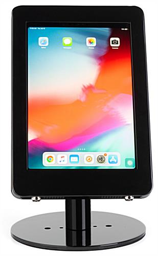 Black iPad POS Enclosure | Loss Prevention Locking Mechanism