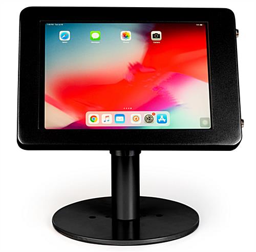 Black iPad POS Enclosure | Loss Prevention Locking Mechanism
