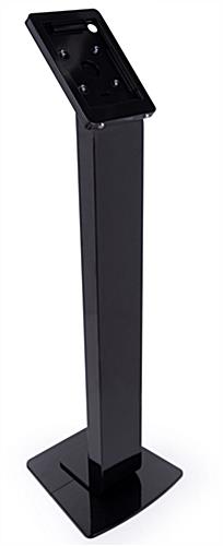 iPad Pro 11 Tablet Stand | Black Glossy Aluminum Kiosk