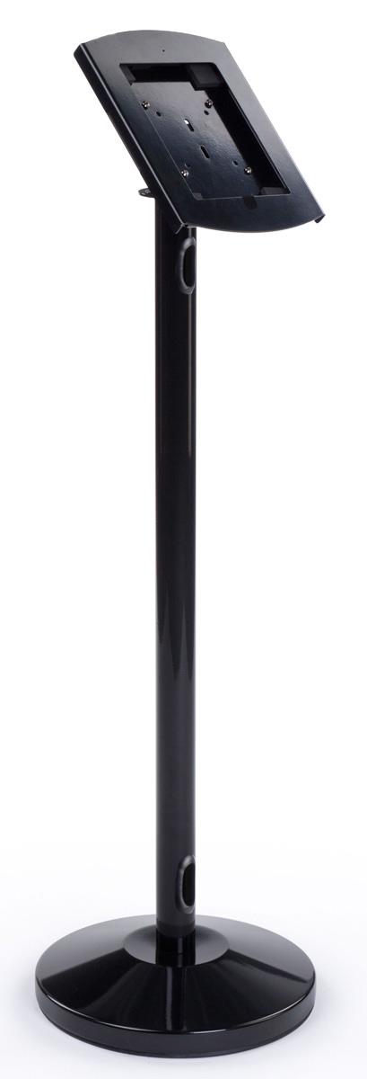 Black iPad Floor Stand | Cable Management