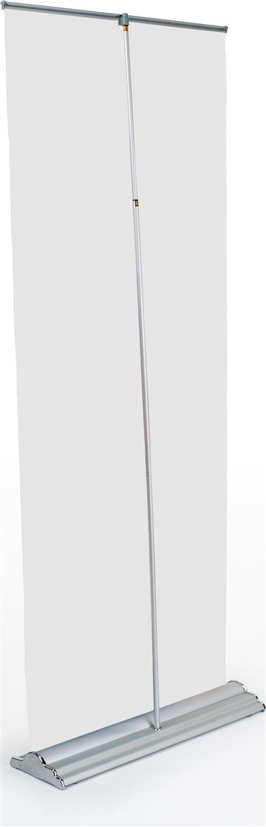 Custom Vinyl Banner Stands | Silver Finish Retractable Design