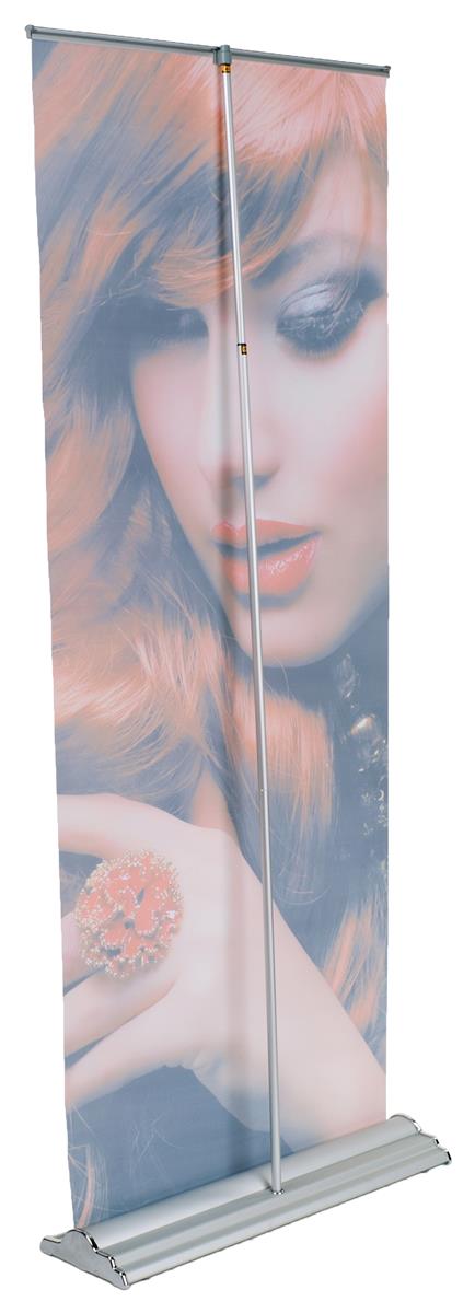 33" Retractable Vinyl Banner Stand | Hard Shell Case