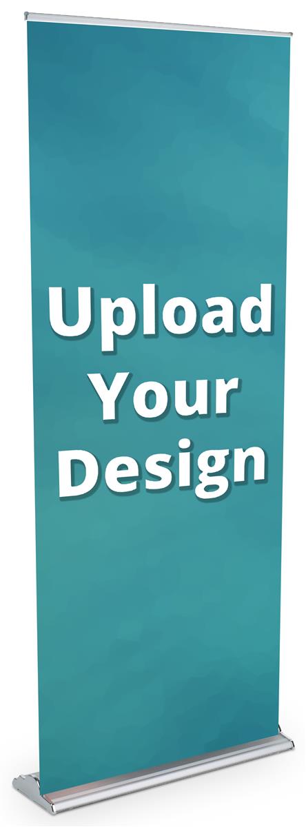33" Retractable Vinyl Banner Stand | Hard Shell Case