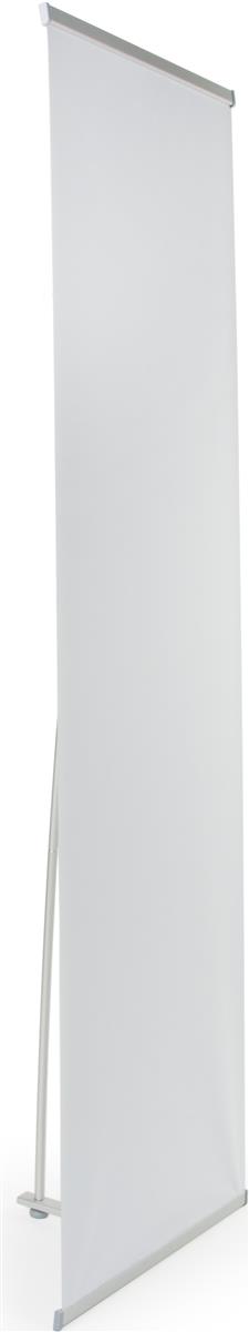 Retail Banner Stand | L-Shaped Floor Display with Graphics