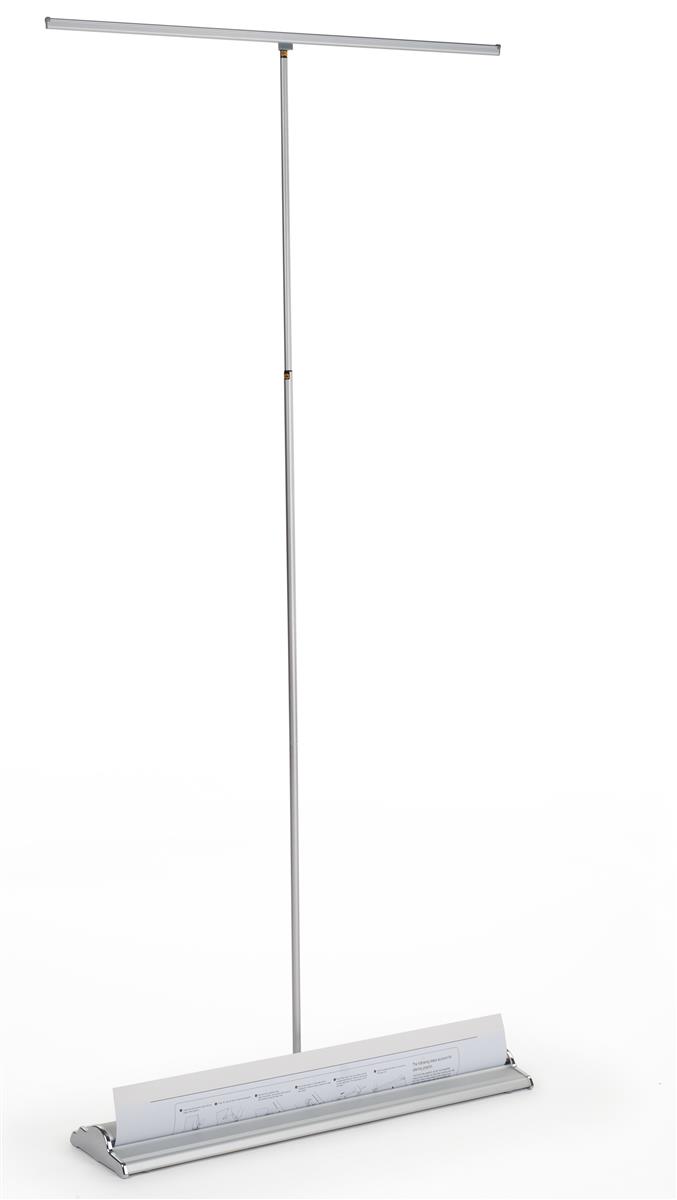 Banner Display Stand | Hook & Loop Connections for Custom Images