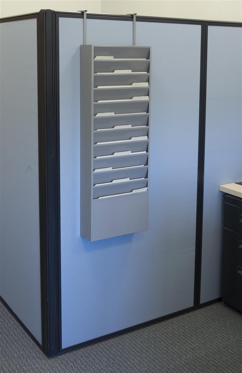 Wall Mounted File Organizer | Metal Filing System