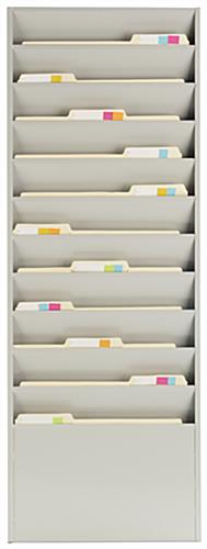 Vertical File Organizer | 11 Pockets