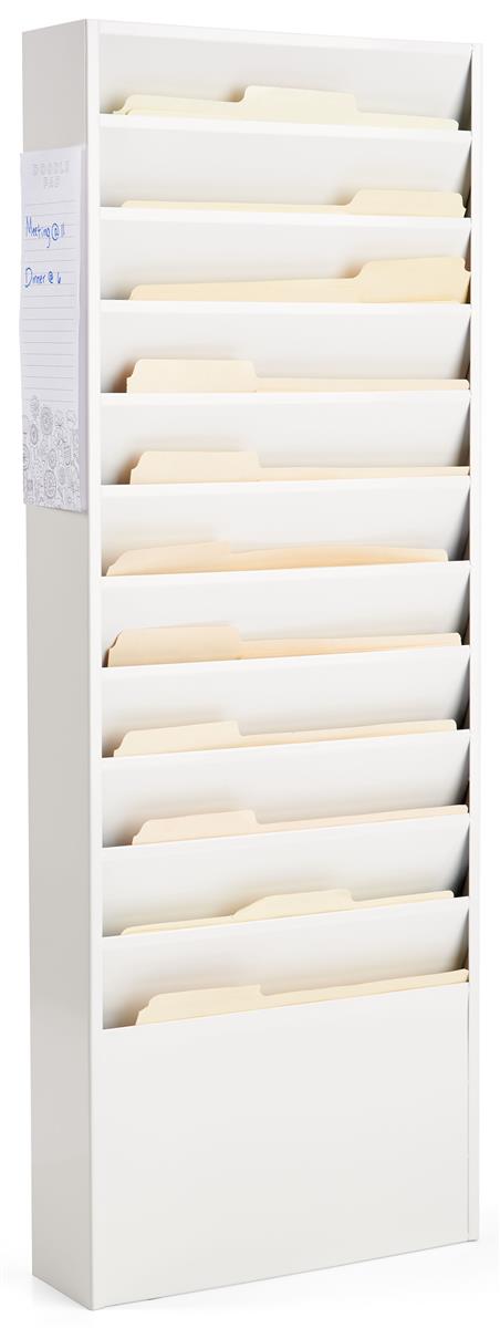 Wall Mounted File Organizer | Metal Filing System