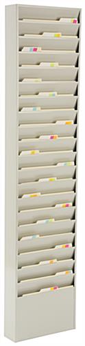 Wall Mounted File Organizer | Metal Filing System
