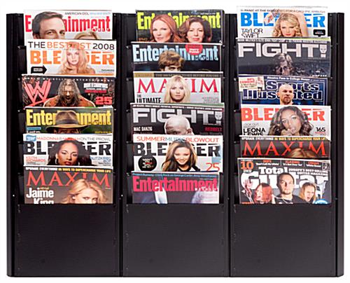 This Wall Magazine Holder has pre-drilled holes for easy mounting!