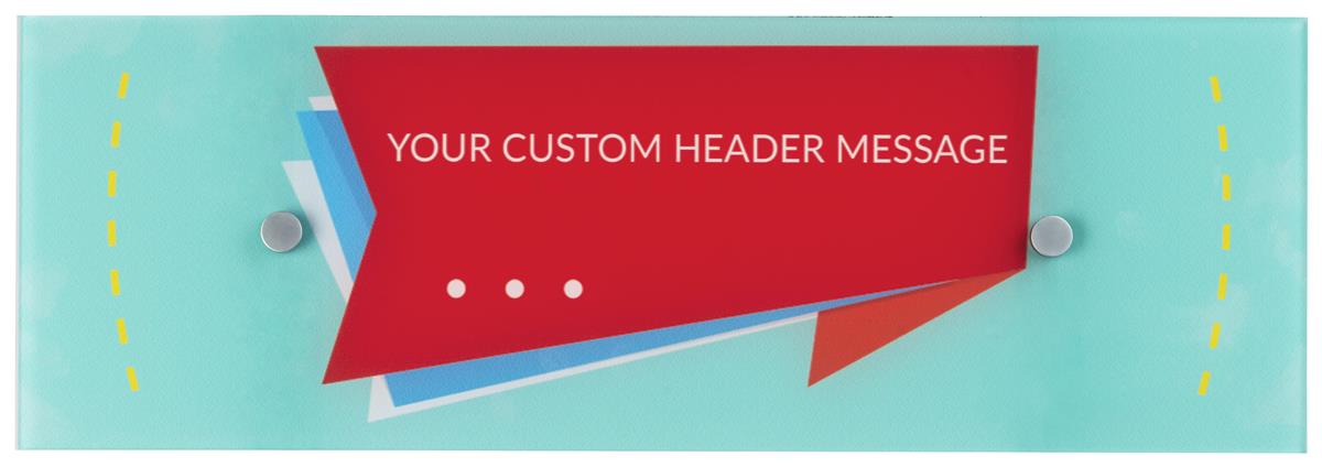 Custom Acrylic Panel Wall Sign | Second Surface Printing