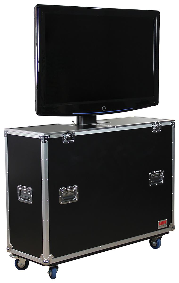 TV Shipping Case | Laminate Exterior with Electric Lift