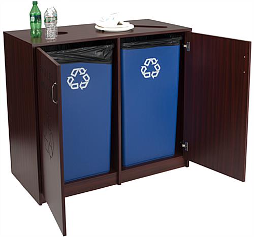 Recycling Office Bins | Can Hold (2) 36 Gallon Liners