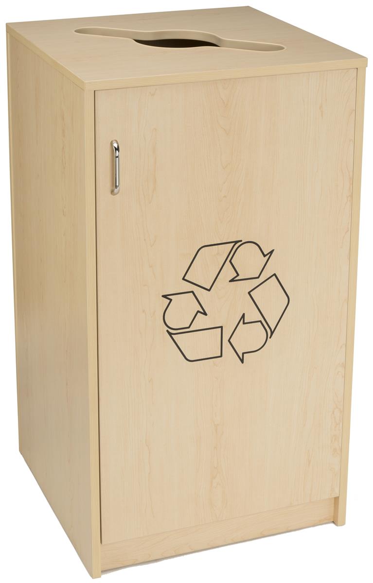 Café Recycling Cabinet | Accommodates 36 Gallon Bin