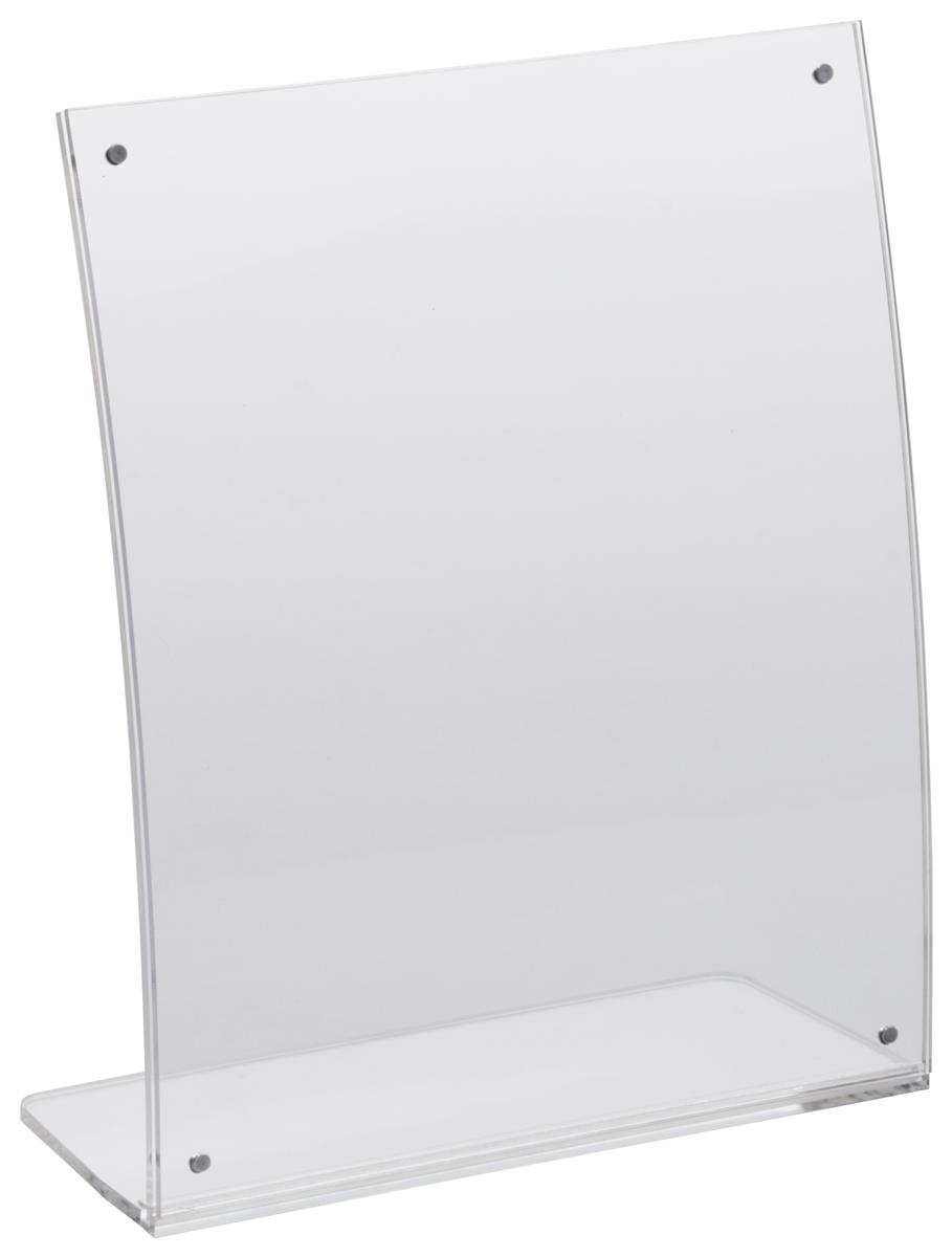 8x10 Curved Acrylic Ad Frame | Magnetic Button Closures