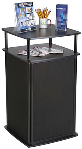 Locking Trade Show Counter | Hidden Storage & 2 Display Shelves