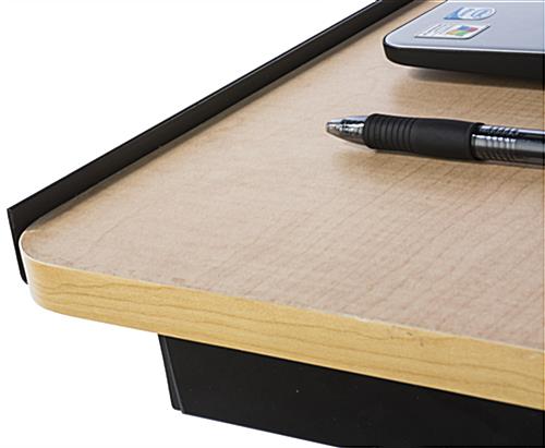 Mobile Presentation Stand | Maple Laminated Surface