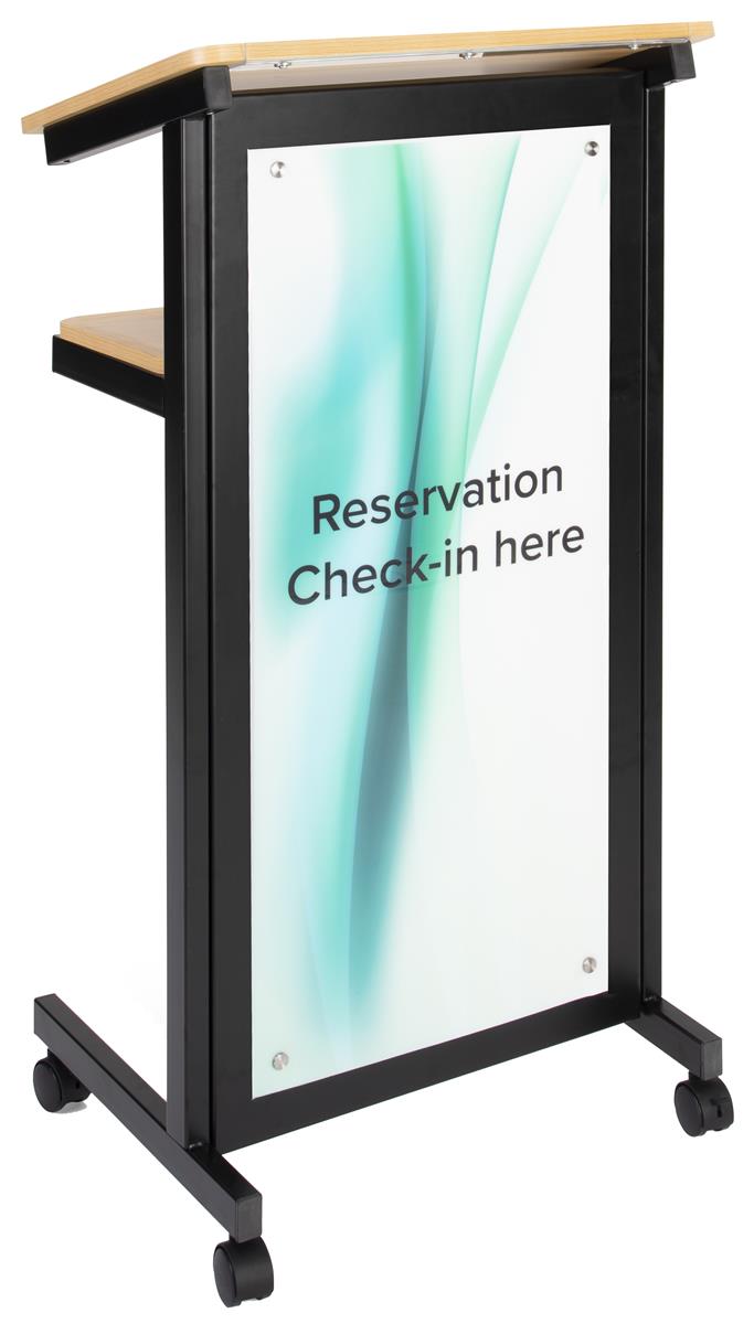 Custom Graphic Panel for LCTMOSV Series Podiums